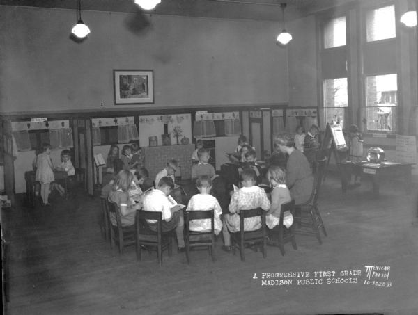 Randall School Classroom | Photograph | Wisconsin Historical Society