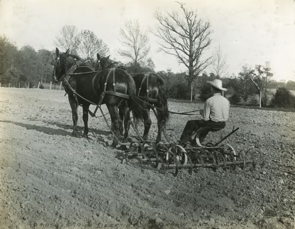 Deering Spring Tooth Harrow | Photograph | Wisconsin Historical Society