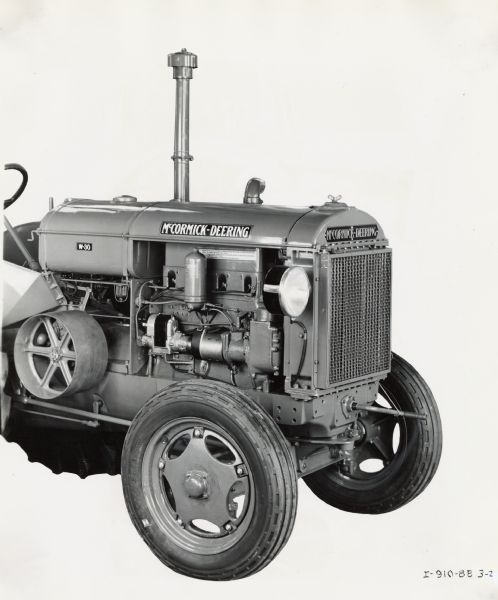 Front End of W-30 Tractor | Photograph | Wisconsin Historical Society