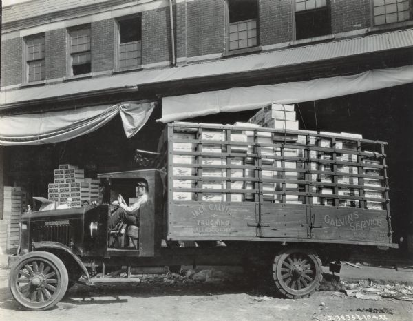 Jack Galvin Truck | Photograph | Wisconsin Historical Society