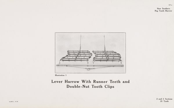 New Southern Peg Tooth Harrow | Print | Wisconsin Historical Society