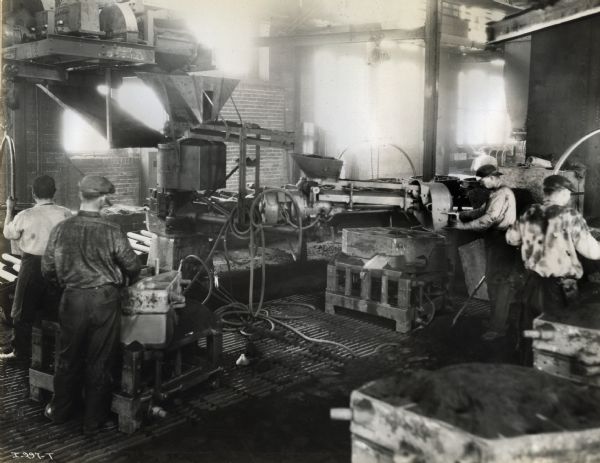 Workers at Hamilton Works | Photograph | Wisconsin Historical Society