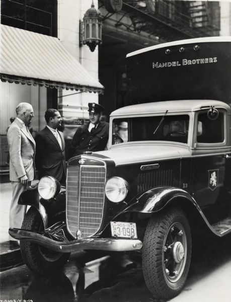 Mandel Brothers Truck | Photograph | Wisconsin Historical Society