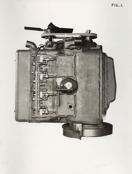 International Diesel Engine | Photograph | Wisconsin Historical Society