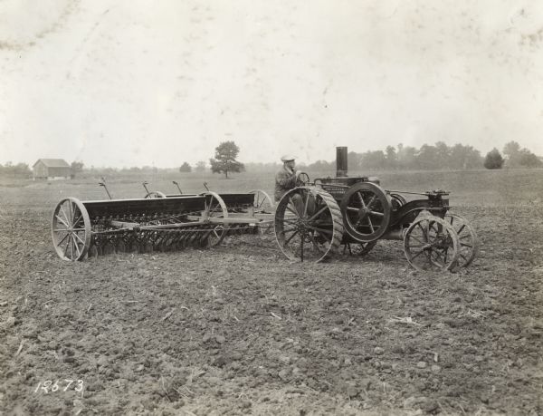 Mogul 8-16 Tractor with Grain Drills | Photograph | Wisconsin ...