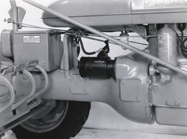 Farmall B Tractor Showing Starter | Photograph | Wisconsin Historical ...