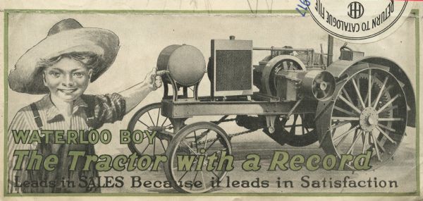 Waterloo Boy Tractor Advertisement | Print | Wisconsin Historical Society