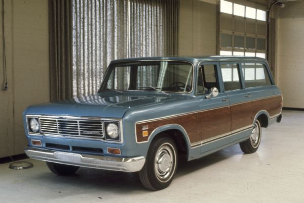 Blue Scout Wagon | Photograph | Wisconsin Historical Society