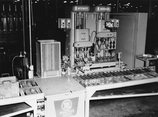 Micromatic Honing Machine | Photograph | Wisconsin Historical Society