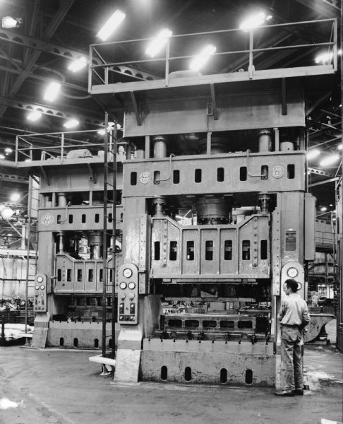 Press Shop Equipment | Photograph | Wisconsin Historical Society