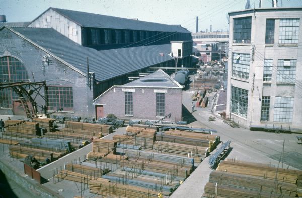 Factory Buildings in France | Photograph | Wisconsin Historical Society