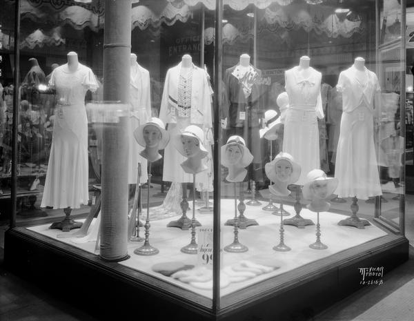 Two Miller's Display Window | Photograph | Wisconsin Historical Society