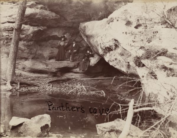 Panther's Cave | Photograph | Wisconsin Historical Society