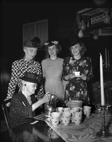 American Association of University Women Tea | Photograph | Wisconsin ...
