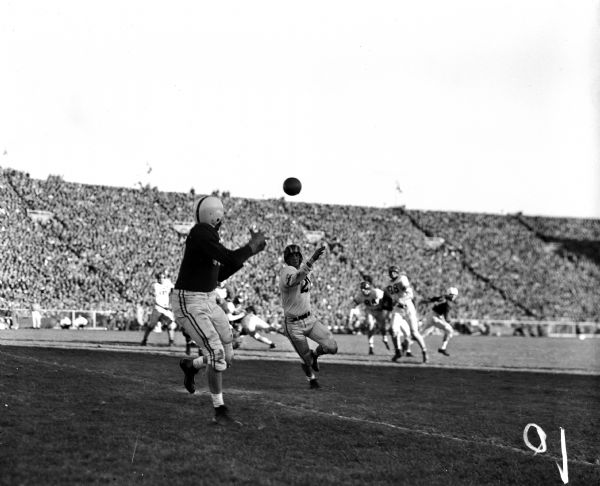 Wisconsin-Purdue Football Game | Photograph | Wisconsin Historical Society