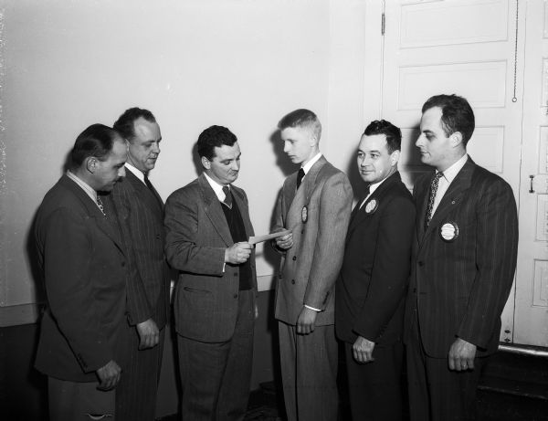 Whitehouse Conference Delegate | Photograph | Wisconsin Historical Society