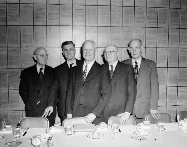 50th Annual Reunion 1901 University of Wisconsin Football Team ...