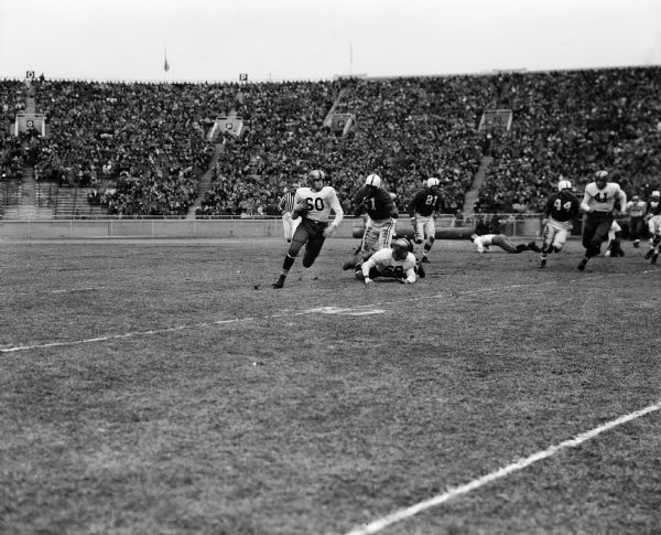 Wisconsin - Iowa Football Game | Photograph | Wisconsin Historical Society
