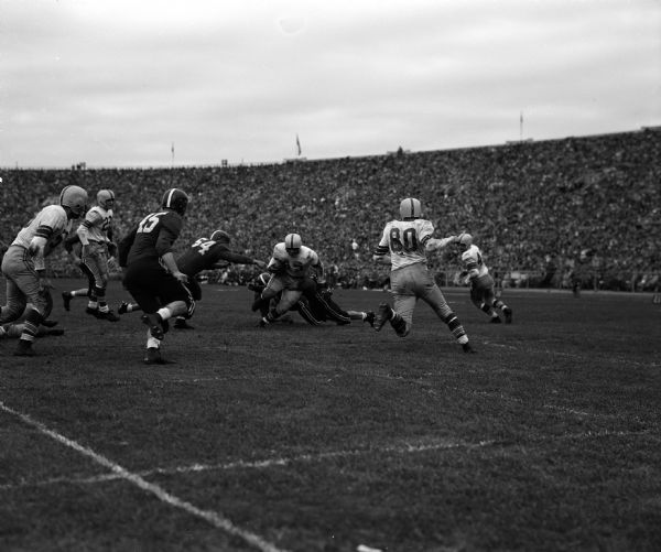 Wisconsin vs. Ohio Football Game | Photograph | Wisconsin Historical ...