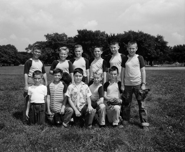 Madison Boys Baseball Program Teams | Photograph | Wisconsin Historical ...