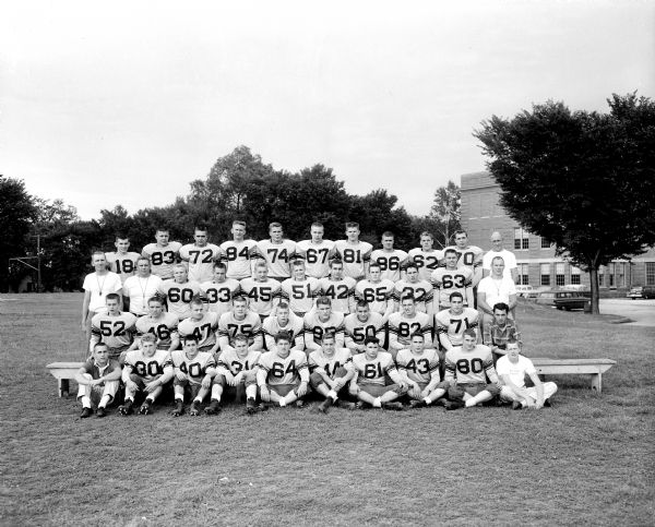 Madison High Schools Football Teams | Photograph | Wisconsin Historical ...
