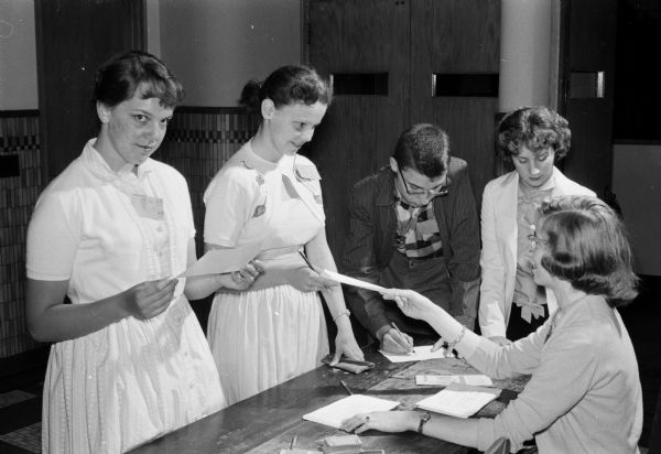 Youth Summer Theater Tryouts | Photograph | Wisconsin Historical Society