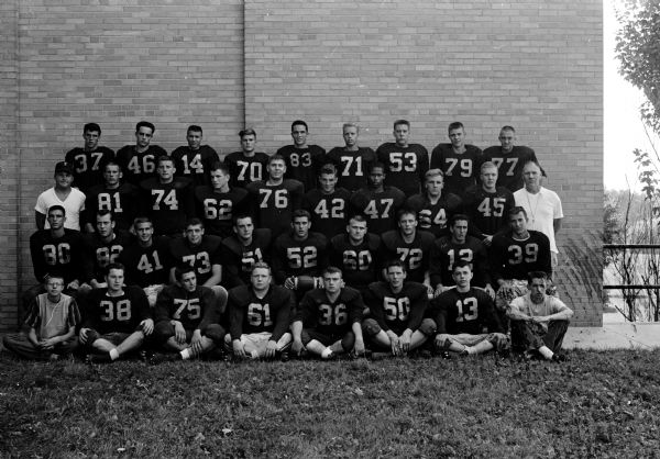 Edgewood High School Football Team | Photograph | Wisconsin Historical ...