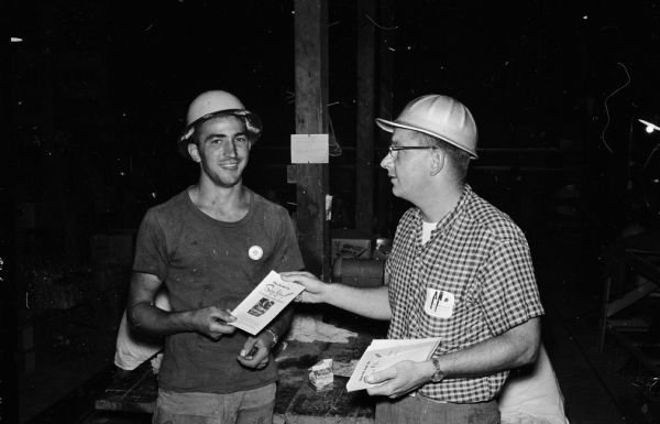 On-the-Job Pledging for United Givers Fund | Photograph | Wisconsin ...