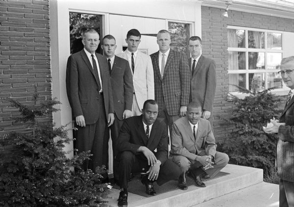 Top Scoring Badger Trackmen Honored | Photograph | Wisconsin Historical ...
