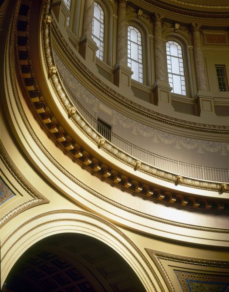 Detail of Rotunda | Photograph | Wisconsin Historical Society