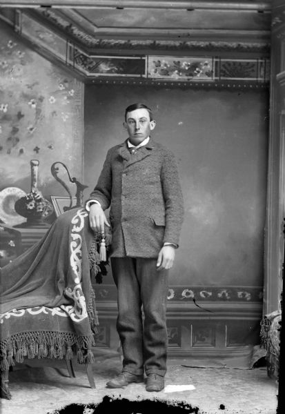 Portrait of a European American Man Posed Standing | Photograph ...