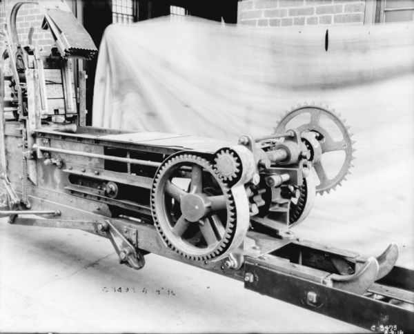 Powered Hay Press at Champion Works | Photograph | Wisconsin Historical ...