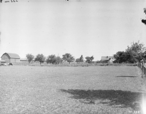 Farm Yard | Photograph | Wisconsin Historical Society