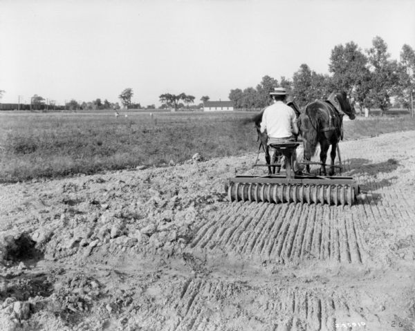 Horse-Drawn Cultipackers | Photograph | Wisconsin Historical Society