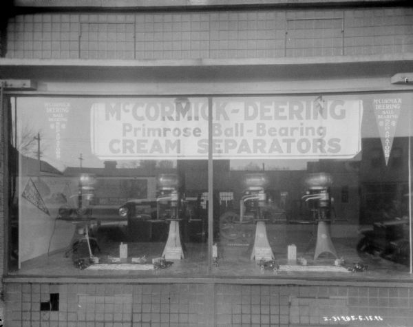 Cream Separator Display in Show Window at Dealership | Photograph ...