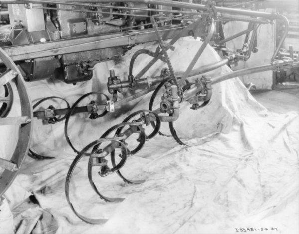Cultivator on Tractor | Photograph | Wisconsin Historical Society