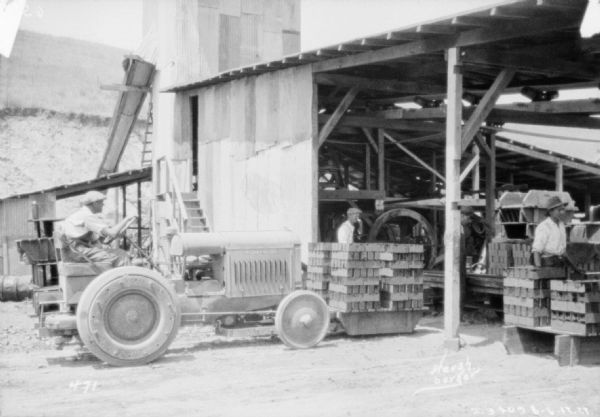 Moving Load of Bricks into Warehouse | Photograph | Wisconsin ...