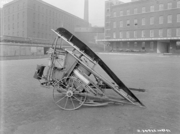 McCormick-Deering Corn Binder | Photograph | Wisconsin Historical Society