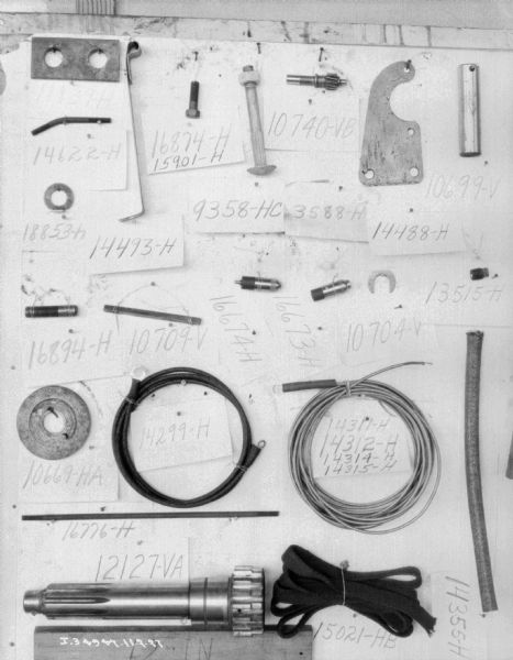 Machine Parts | Photograph | Wisconsin Historical Society