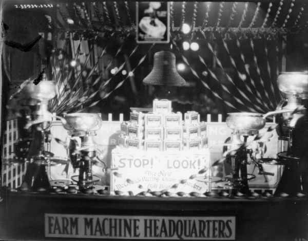 Cream Separator Window Display | Photograph | Wisconsin Historical Society