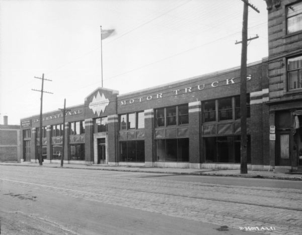 IH Dealership | Photograph | Wisconsin Historical Society