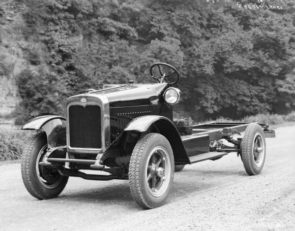 International Truck with Exposed Chassis | Photograph | Wisconsin ...