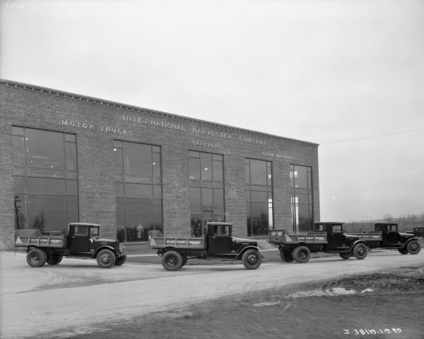 Four Trucks Parked in front of IH Dealership | Photograph | Wisconsin ...