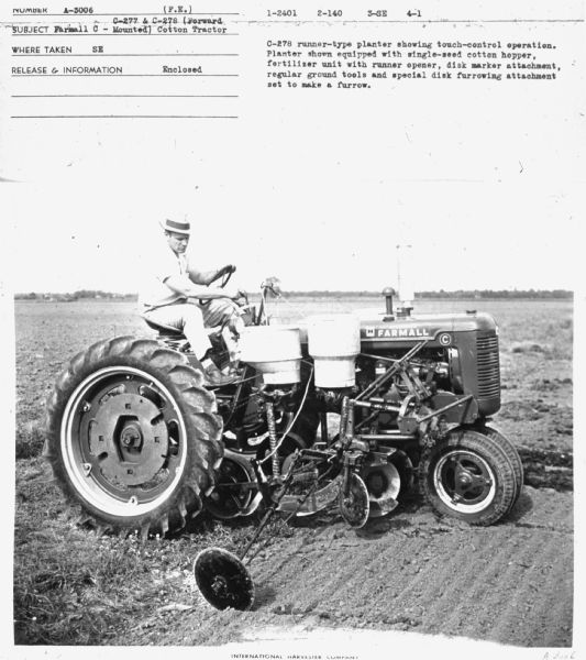 Farmall C Tractor — Touch Control Operation | Photograph | Wisconsin ...