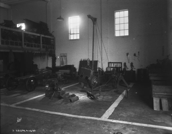Repair Room at Dealership | Photograph | Wisconsin Historical Society