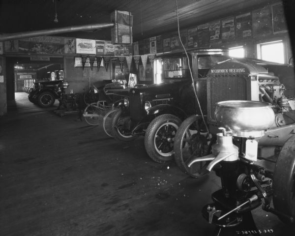 Display Floor at Dealership | Photograph | Wisconsin Historical Society