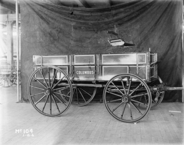 Columbus Wagon | Photograph | Wisconsin Historical Society