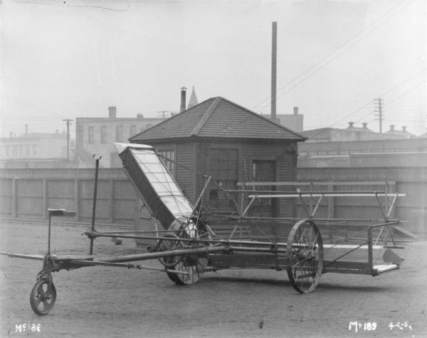 Push Binder Header | Photograph | Wisconsin Historical Society