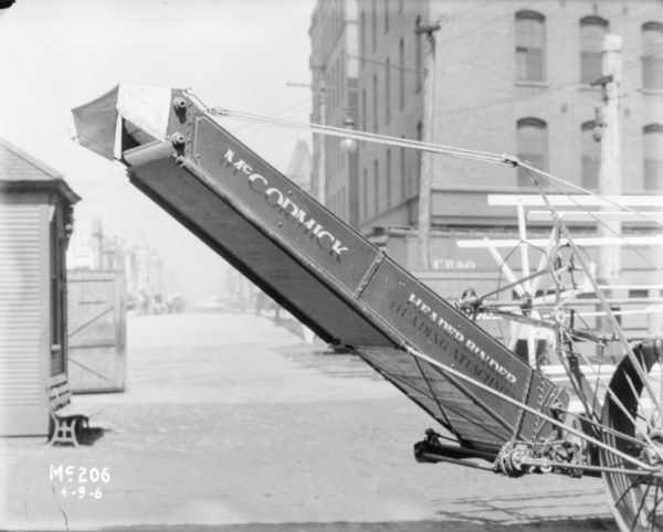Push Binder Header | Photograph | Wisconsin Historical Society