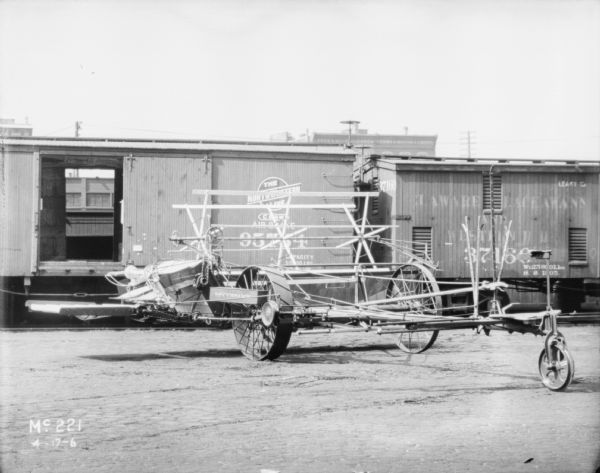 Push Binder Header | Photograph | Wisconsin Historical Society